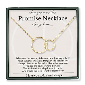 HOPE LOVE SHINE Necklace for Girlfriend, Valentines day gift for Girlfriend, Meaningful gift for Girlfriend, Promise necklace for girlfriend from Boyfriend