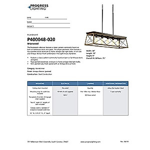 Briarwood Collection 5-Light Coastal Chandelier Light Antique Bronze