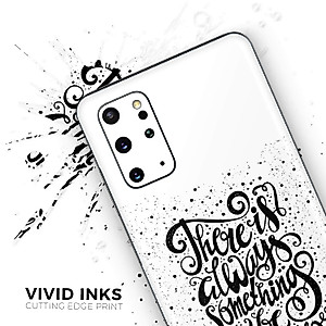 DesignSkinz There is Always Something to Be Grateful for Protective Vinyl Decal Wrap Skin Cover Compatible with The Samsung Galaxy S20 (Screen Trim & Back Glass Skin)