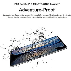 LG Velvet 5G (128GB, 6GB RAM) 6.8" Camera, White, Verizon Locked (Renewed)