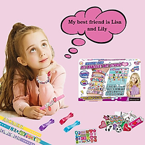 Friendship Bracelet Making Kit 95+ Pcs for Girls,Arts and Crafts Gifts for 6 7 8 9 10 11 12 13 Years Old Girls DIY Christmas and Birthday Gifts Travel Activity Set