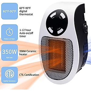 Vital Heat, Vital Heat Heater, Vital Heat Ceramic Heater, Vital Heat Electric Space Heater, Vital Heat Room Heater (2pc)