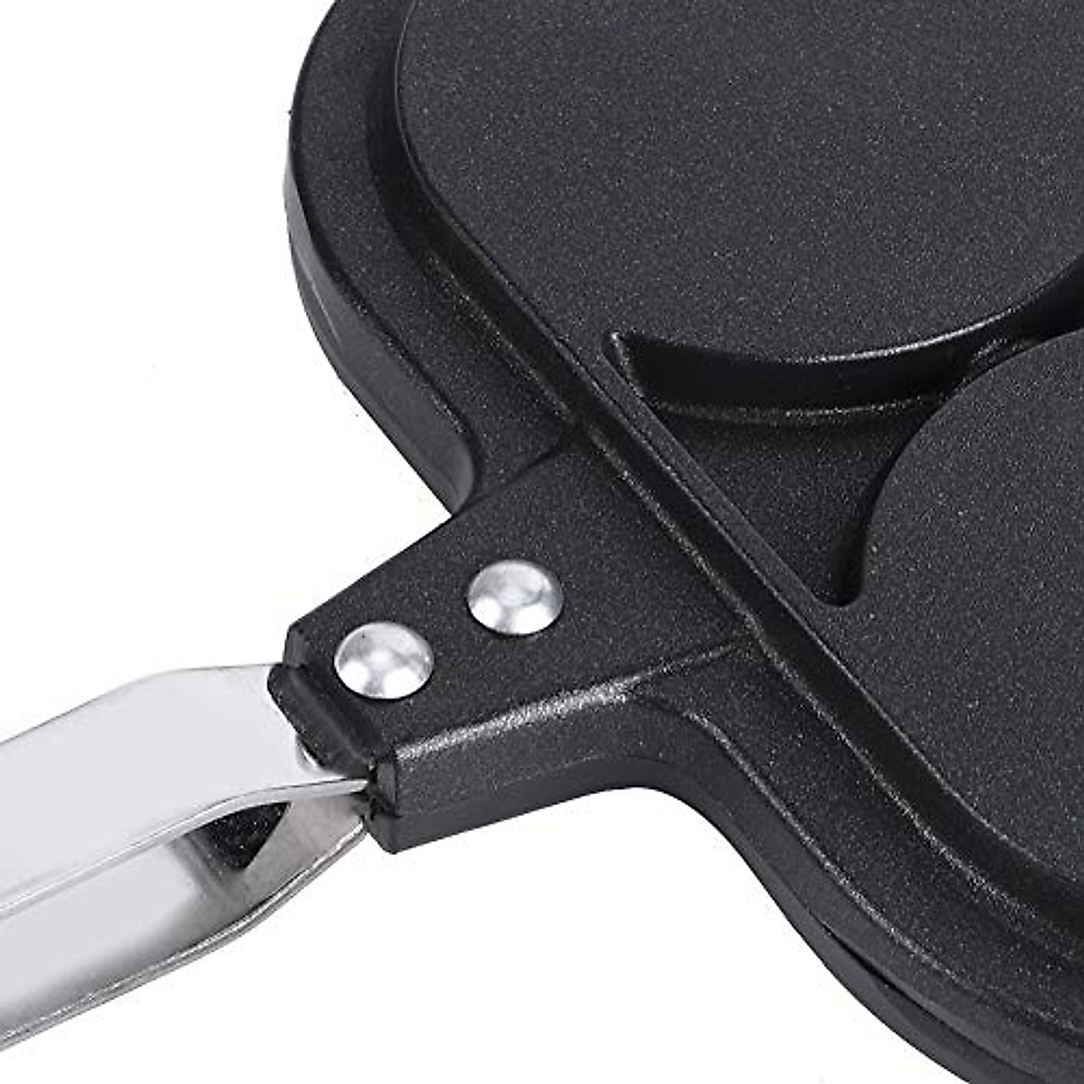 Egg Frying Pans Double Side Egg Cooker Pan, 4 Cups Nonstick Omelet Pan, with Cartoon Animal Pattern Breakfast Burger Cooker for Pancake Kitchen Cooking Tool