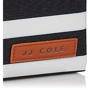 JJ Cole Diaper Changing Clutch for Baby Diapers and Wipes, Black & White Stripes