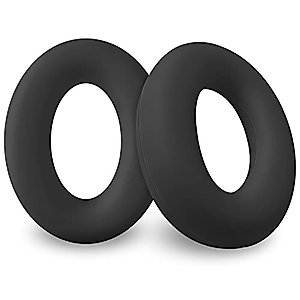 Geiomoo Silicone Earpads for Sony WH-1000XM4/Sony WH-1000XM3 Headphones, Replacement Ear Cushions Cover (Black)