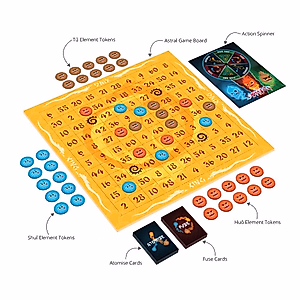 Luma World STEM Educational Board Game Xing for Ages 9+ Years to Learn Multiplication, Tables, Mental Math, Strategy, Resource Management, Easy to Learn and Play, up to 6 Players