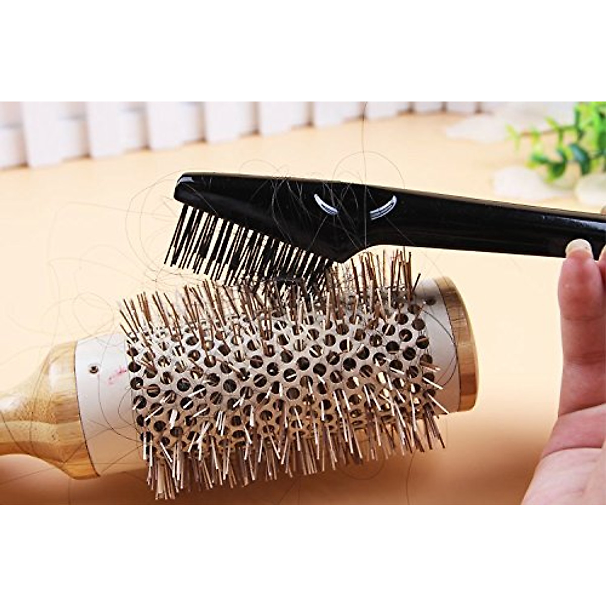 Hair Brush Cleaning Cleaner Tool-Black