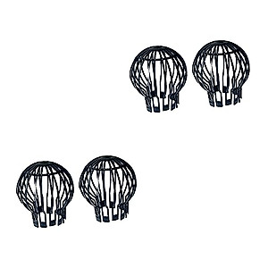 DOITOOL 4 Pcs Eaves Filter Cover Drainage Ditch Strainer Cover Gutter Downspout Strainer Expandable Downspout Expanding Water Hose Round Balloons Plastic Strainer Roof Gutter Filter Pp