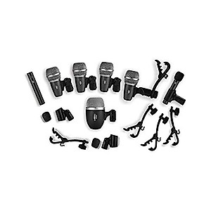 Wired Microphone Kit for Drum and Other Musical Instruments … (A Whole Set Mic)