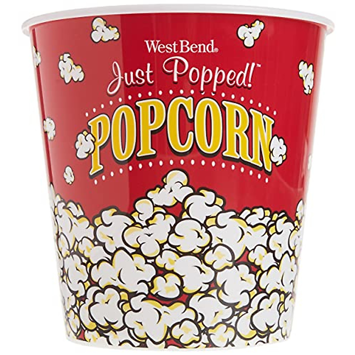 West Bend PC10631 Dishwasher-Safe,3-Quart,Red