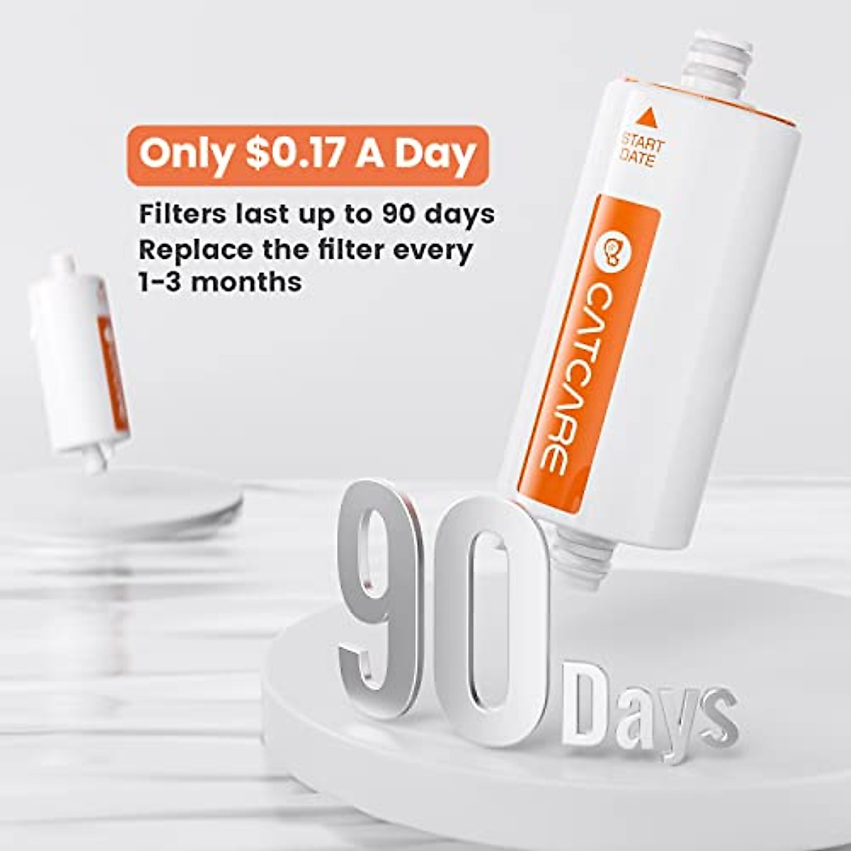 CAT CARE Cat Water Fountain Filter Compatible with CAT CARE Cat Water Fountain, Replacement Filter for Water Dispensers