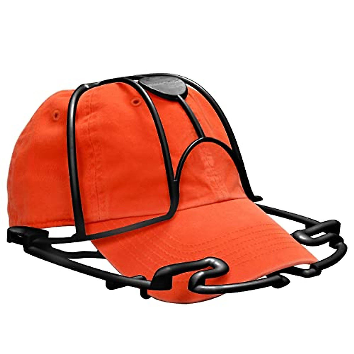 Perfect Curve Cap Washer (Black) – Hat Cleaner For Baseball Caps | Baseball Cap Washer For Washing Machine | Baseball Cap Washer For Dish Washer | Baseball Hat Washer | Flat Brim or Curved Brim