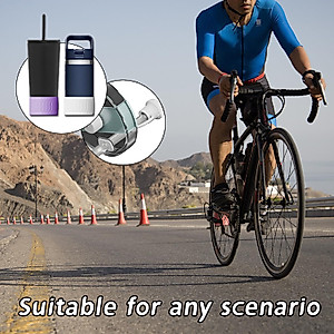 BOSOIRSOU 20 pcs Cup Accessories Set, 5 Square Silicone Leak-Proof Stoppers, 5 Round Leak-Proof Stoppers, 5 Straw Covers Boots, 5 Cup Sleeves for 40 oz Tumbler Bottom Protector Flask