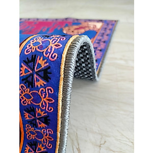 Aladdin Rug, Flying Rug, Magic Rug, Movie Rug, Area Rug, Fan Rug, Living Room Rug, Kids Room Rug, Non Slip Rug, Floor Rug, Purple Rug coolVibesR148.1 (23”x31”)=60x80cm=1.9 ft x2.6 ft