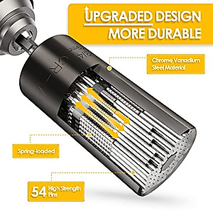 Universal Socket Tool Gifts for Men - Valentines Day Gifts for Him Her Husband Boyfriend Super Grip Socket Set with Power Drill Adapter(7-19mm) Cool Gadgets Birthday Fathers Day Christmas Gift Ideas