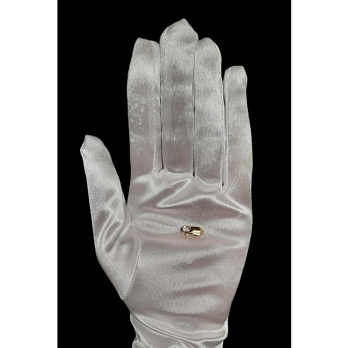 13.6MM 14K Solid Yellow Gold Oval Lobster Clasp Made in Italy by CRAFT WIRE