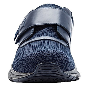 Propét Men's Stability X Strap Closure Shoes Extra Cushion Removable Insoles, Blue, 8.5
