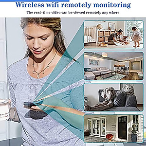1080P WiFi Camera, 2.4G Smart Indoor Pet Dog Cat Cam, Phone APP,Security Camera with Motion Detection, Cameras for Home, Dome Cameras for Surveillance