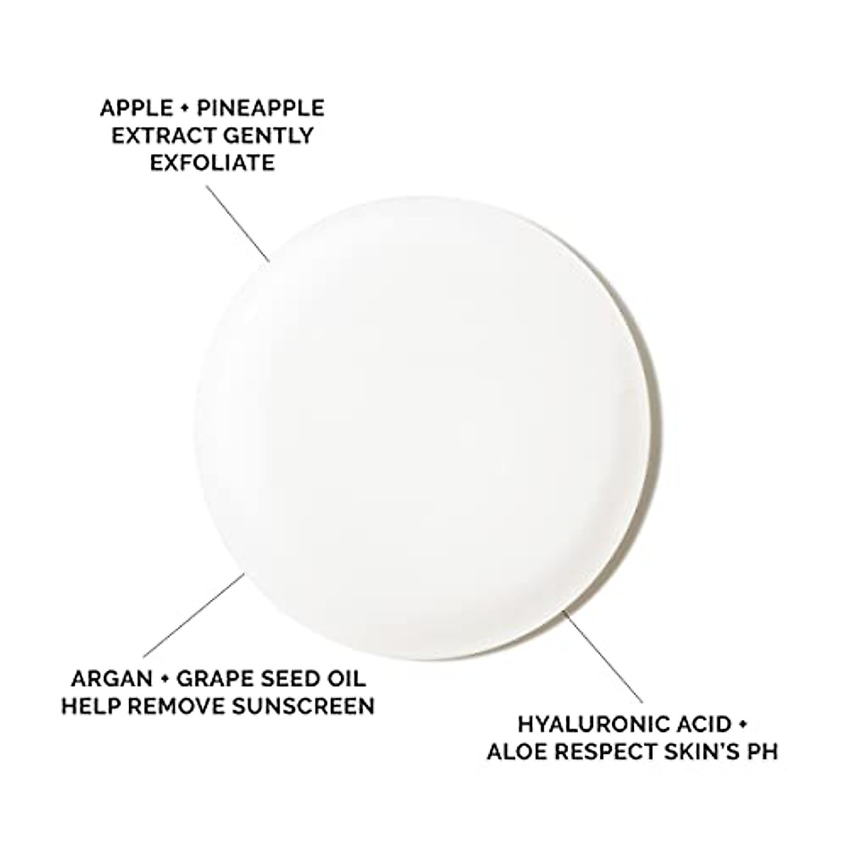 MDSolarSciences Wash Away One Step Foaming Cleanser Removes Impurities, Makeup & Sunscreen, Dermatologist Developed Vegan Formula with Hyaluronic Acid, Pineapple Extract, Aloe & Vitamin B5, 5 Fl Oz.