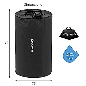 Anavim Canopy Water Weights Bag, Leg Weights for Pop up Canopy 4pcs-Pack Black
