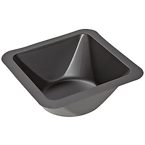 Heathrow Scientific HS1423CC Standard Weighing Boat, Polystyrene, Antistatic, Large, 140 mm L x 140 mm W x 22 mm D, Black (Pack of 500)