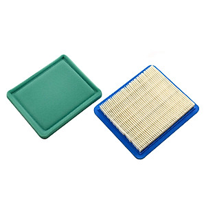 HQRP 2-pack Filter Cartridge w/Pre-filter compatible with John Deere 14PS 14PZ 14SS 14SZ JA60 JA62 JA65 JM36 JS20 JS25 JS26 JS28 JS30 JS35 JS38 JS36 JS60 JS61 JS63 Walk Behind Mower Engine