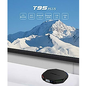Android 11.0 TV Box T95Z Plus RK3566 Quad Core 4GB RAM 32GB ROM with Dual Wi-Fi 2.4G/5.0G, BT 4.0/ 3D Ultra HD 8K/ H.265/ 1000M LAN/ USB 3.0 Smart TV Box
