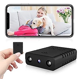 WCFHS Mini Spy Camera WiFi Wireless Hidden Cameras, 0.4 * 1.3 * 1.5in, HD1080P Night Vision, Nanny Cams Wireless with Cell Phone App and Sound, Suitable for Outdoor, Indoor, Pet Camera.