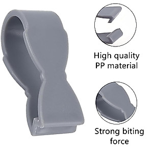 Towel Clips for Kitchen, 6 Pack Kitchen Towel Holder Dish Towel Holder Keeps Towel from Falling, Suitable for Kitchen, Oven Handle, Bathroom Towel Rack, Dishwasher, Gray