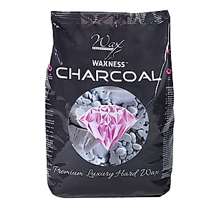 Waxness Wax Necessities Premium Luxury Polymer Blend Hard Wax Charcoal 1.1 Pound