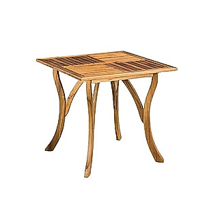 Christopher Knight Home Hermosa Acacia Wood Dining Set, 5-Pcs Set, Teak Finish