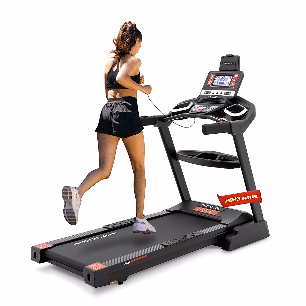 New 2023 Treadmill, Sole Treadmill F65, Foldable Treadmills for Home Use, Bluetooth, Wide Speed Range, Large Running Surface, Treadmill Foldable, Treadmills for Home with Incline, (Sole F65)
