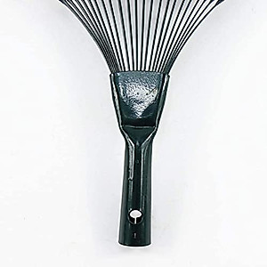 SGerste 22 Teeth Heavy Duty Steel Metal Rake Head Lawn Leaves Garden - Garden Tools