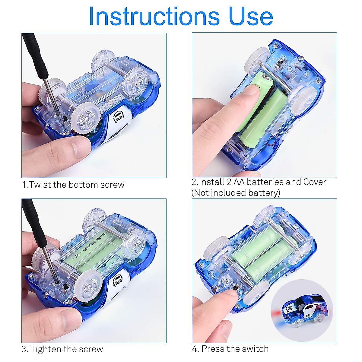 Tyhbelle Tracks Cars Replacement Only