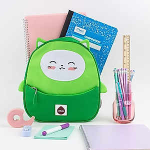 Milkdot Designer Mini Backpack, Perfect for Women, Men, Boys, Girls, Stylish for kids ages 3+ (Green)