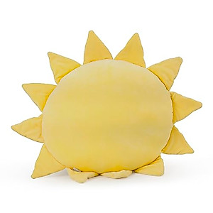 KINREX Yellow Sun Plush – Cheerful Cuddly Sun Stuffed Toy and Pillow for Kids, Bright Soft Sun Plushie, Perfect for Nursery and Playroom Decor, Measures 22 Inches