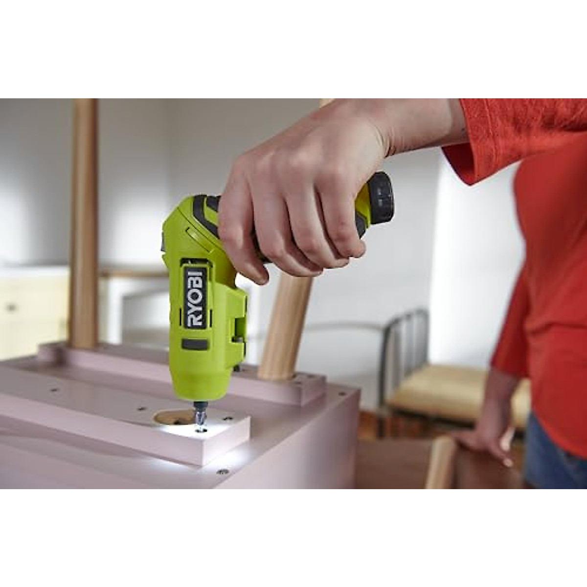 Ryobi RSDP4-120G 4V Cordless Pivoting Screwdriver (1 x 4V 2.0Ah)