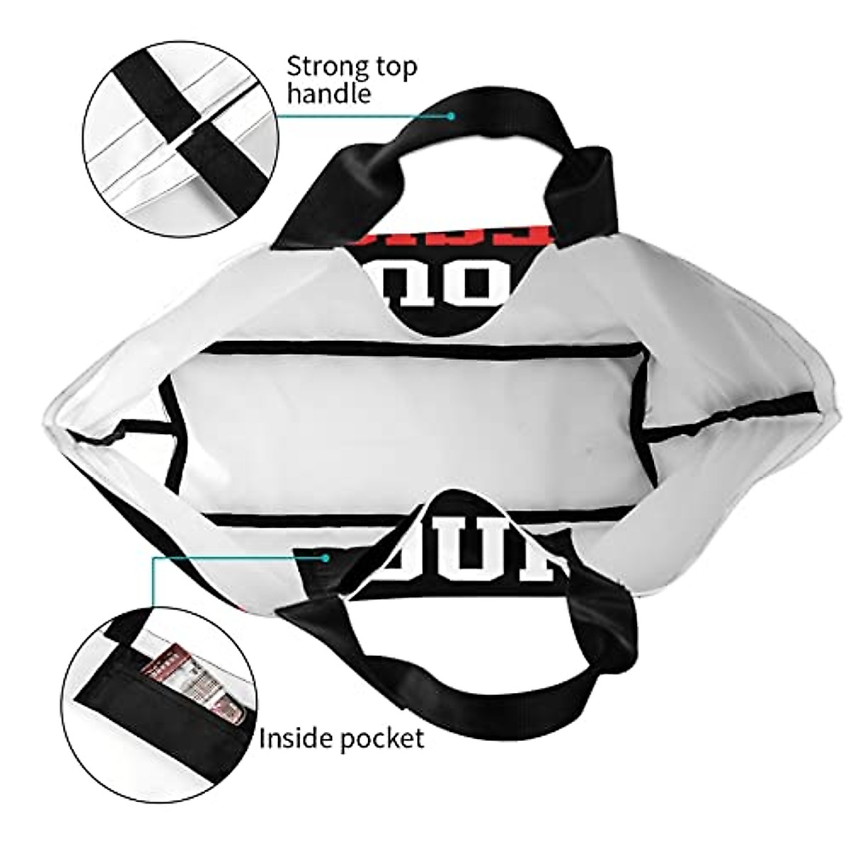 Custom Tote Bags With You Team Logo Text Picture Custom Bags With Logo Travel Business Shopping Women Teacher Black Personalized Shoulder Bag