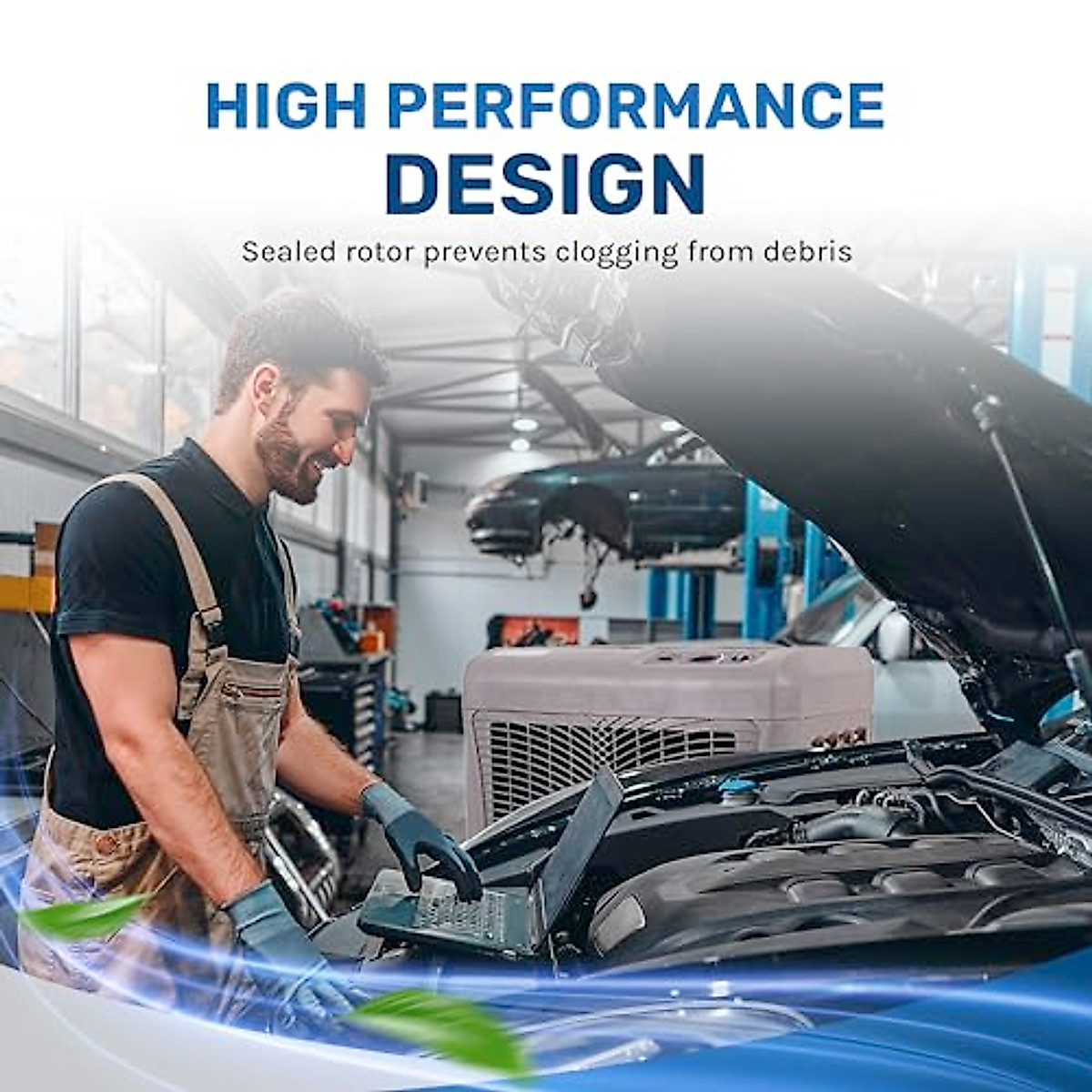 Swamp Cooler Pump - 3100CFM, Evaporative Cooler Pump 3 Pin Connector - 110 GPH Submersible Water Cooling Pump for MC37M, MC37V, MC37A, MFC3600 Evaporative Air Cooler - Replacement Pump by Hessaire