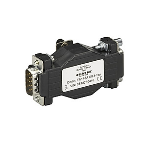 Black Box Data Tap, DB9, (3) DB9 Connectors, MFF