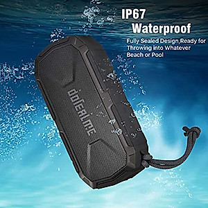 Bluetooth Speakers,Portable Bluetooth Wireless Speaker,Hi-Quality Sound & Bass,IP67 Waterproof Outdoor Speaker,16-Hour Playtime,Bluetooth 5.0 Phone Speakers,Built-in Mic for Home,Outdoors,Travel