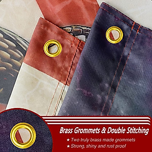 Hnjgno Dont Tread On Me Flag We The People 3x5 Ft 1776 Retro American Polyester Double Sided Mirror Printing Outdoor House Patriotic Banner Decorate Yellow (SRF-054)