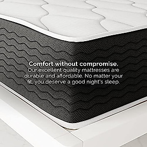 Signature Sleep Italian Made Vitality 13" Independently Encased Coil with Charcoal Infused Memory Foam Hybrid Mattress, King Size