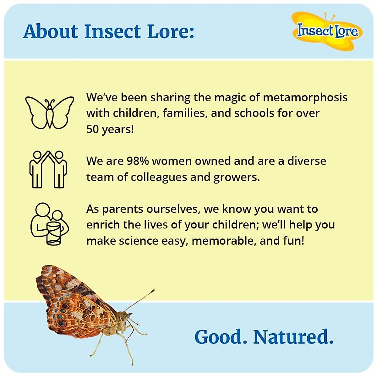 Insect Lore Two Cups of Caterpillars - Life Science & STEM Education