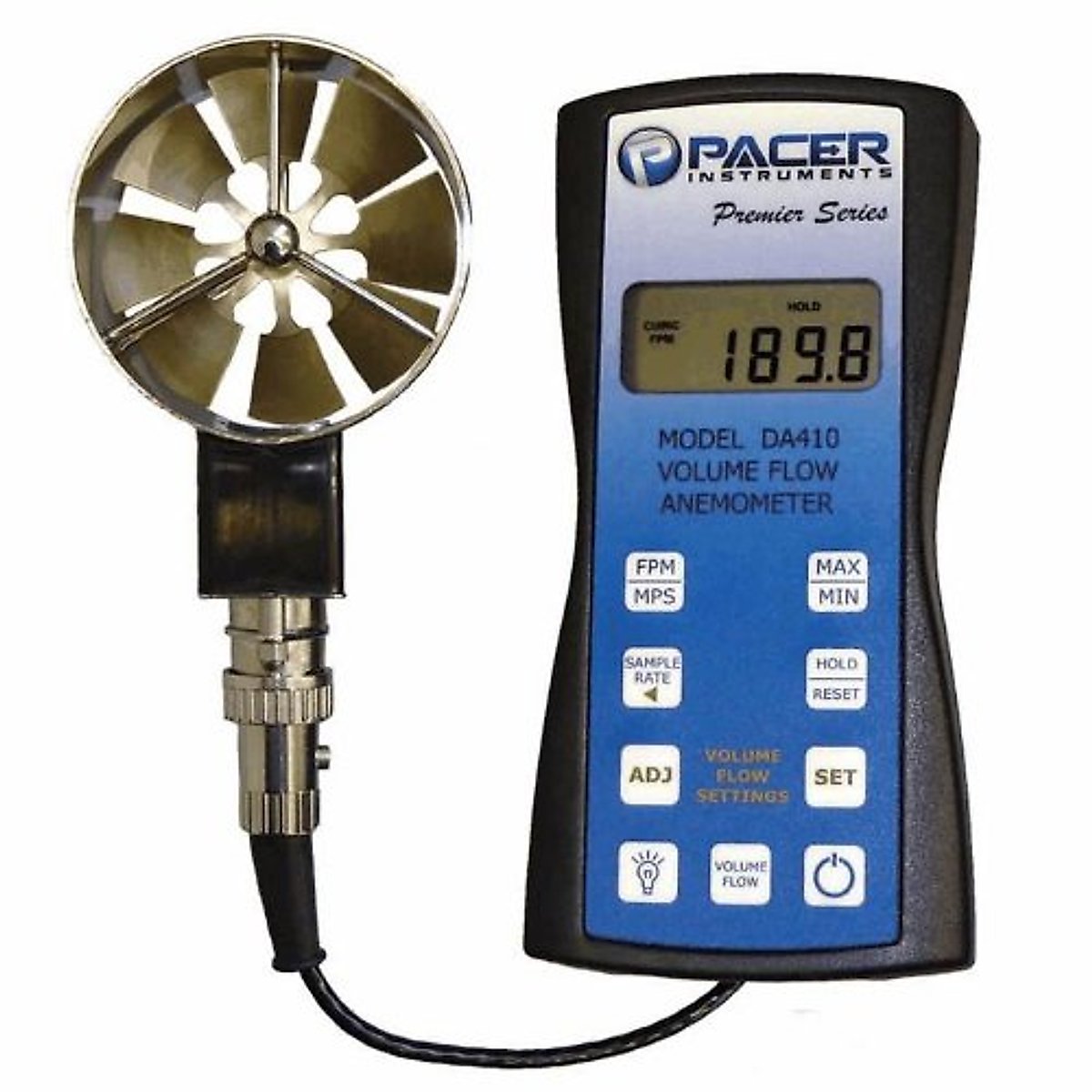Pacer Instruments - DA410 Anemometer Kit, with Volume Flow