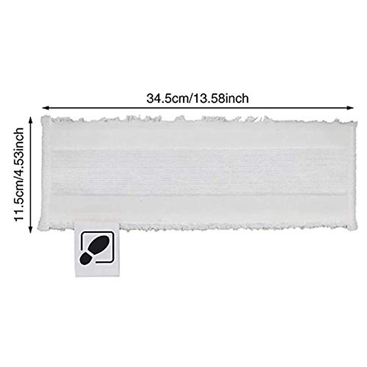 OYSTERBOY 6 Pcs Replacement Accessories Compitable for Karcher Steam Cleaner Durable Microfiber Mop Cloth Pad Refill for Karcher EasyFix SC 2, SC 3, SC 4, SC 5 Floor Nozzle