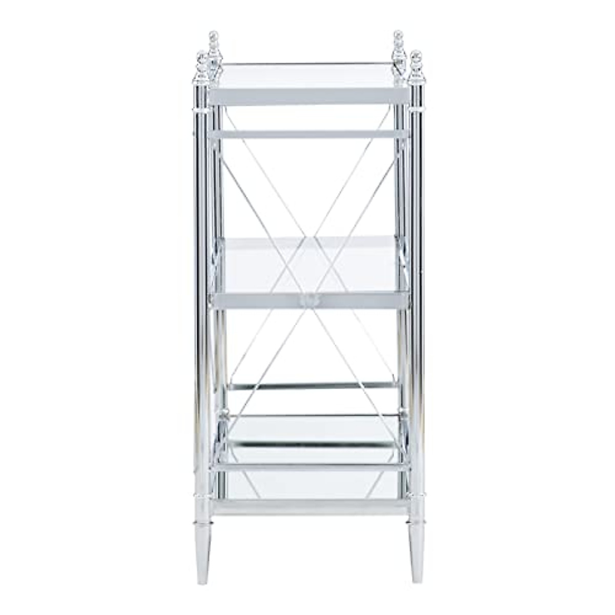 Linon Console Chrome