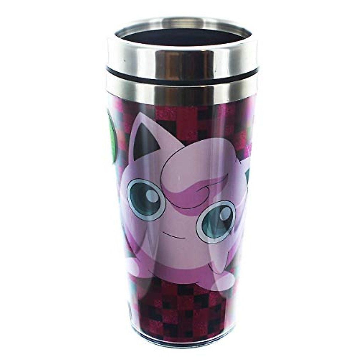 Pokemon Jigglypuff Pink Metal Lid Travel Mug [Just Funky]