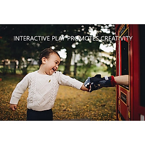 Cate & Levi - Hand Puppet - Premium Reclaimed Wool - Handmade in Canada - Puppets for Church (Set of 3 - Bunny, Cat, Unicorn)