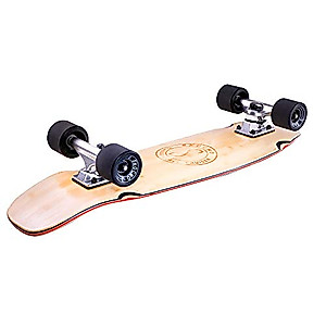 SKOCHO Complete-Standard Cruiser-Skateboards for Teens Adults-Beginners - 28"x8" Mini Short Skateboard Deck(Carne)